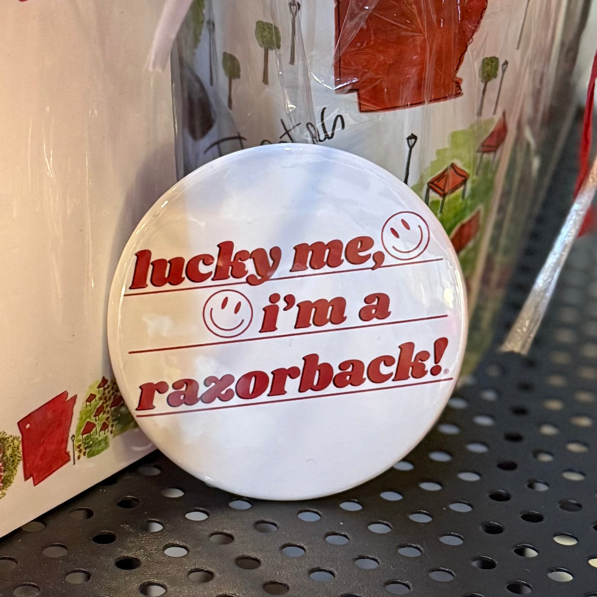 Lucky Me Tailgate Pin – Frenzy of Harrison
